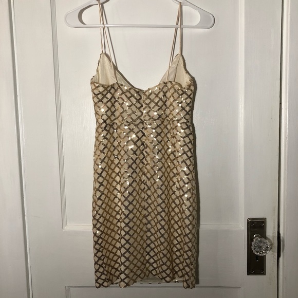 Showpo. | Dresses | Showpo Gold Sequin Mini Dress Nwt | Poshmark